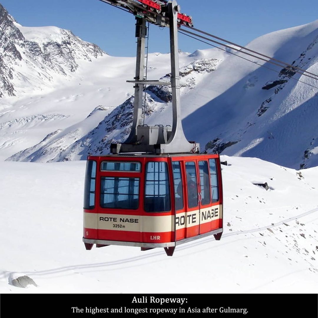 Auli Tourism: The skiing destination of India : Famous Tourist Places ...